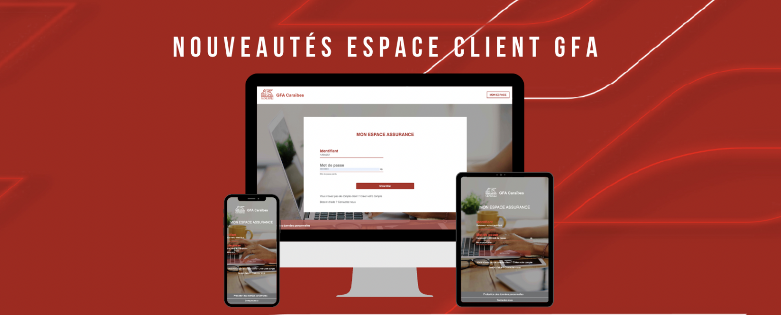 Nouveautés Espace Client | GFA Caraïbes